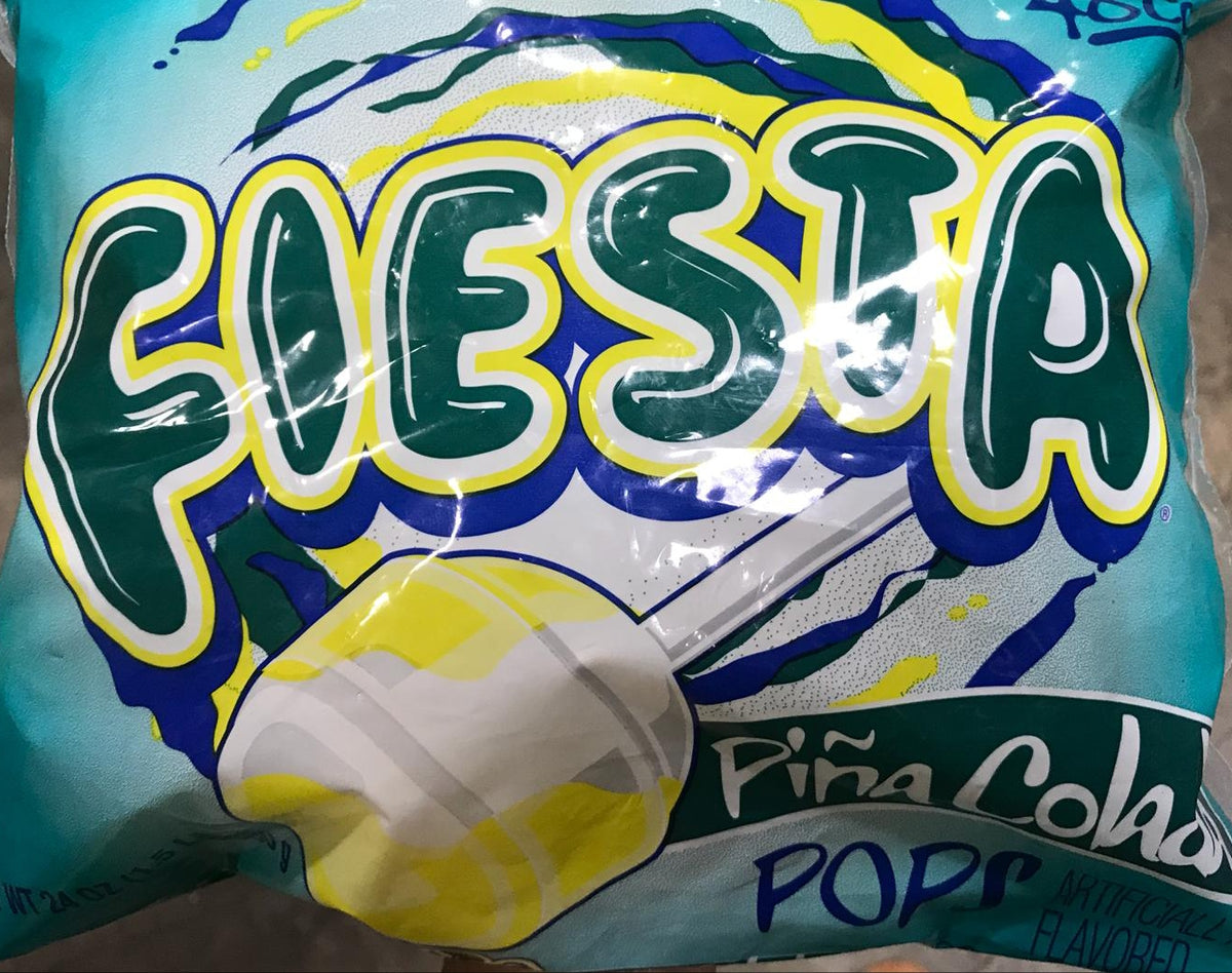 Lollipop Piña Colada by Fiesta 48 count – Quiero Dulces PR